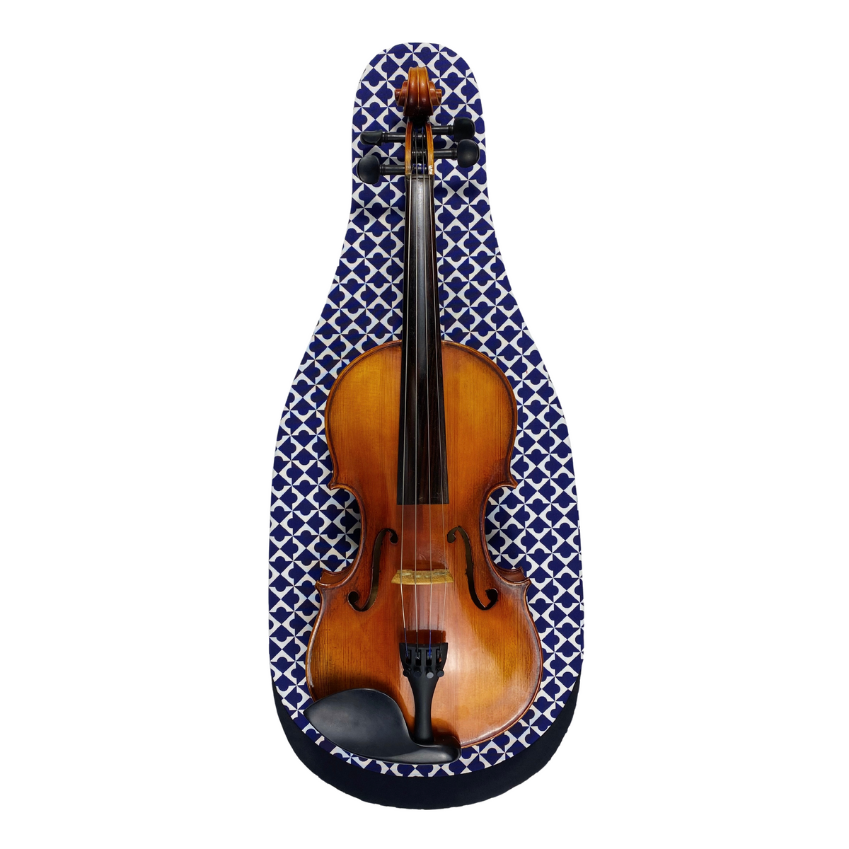 "Geometry" cotton silk faille viola sleeve – Kokon violin sleeve