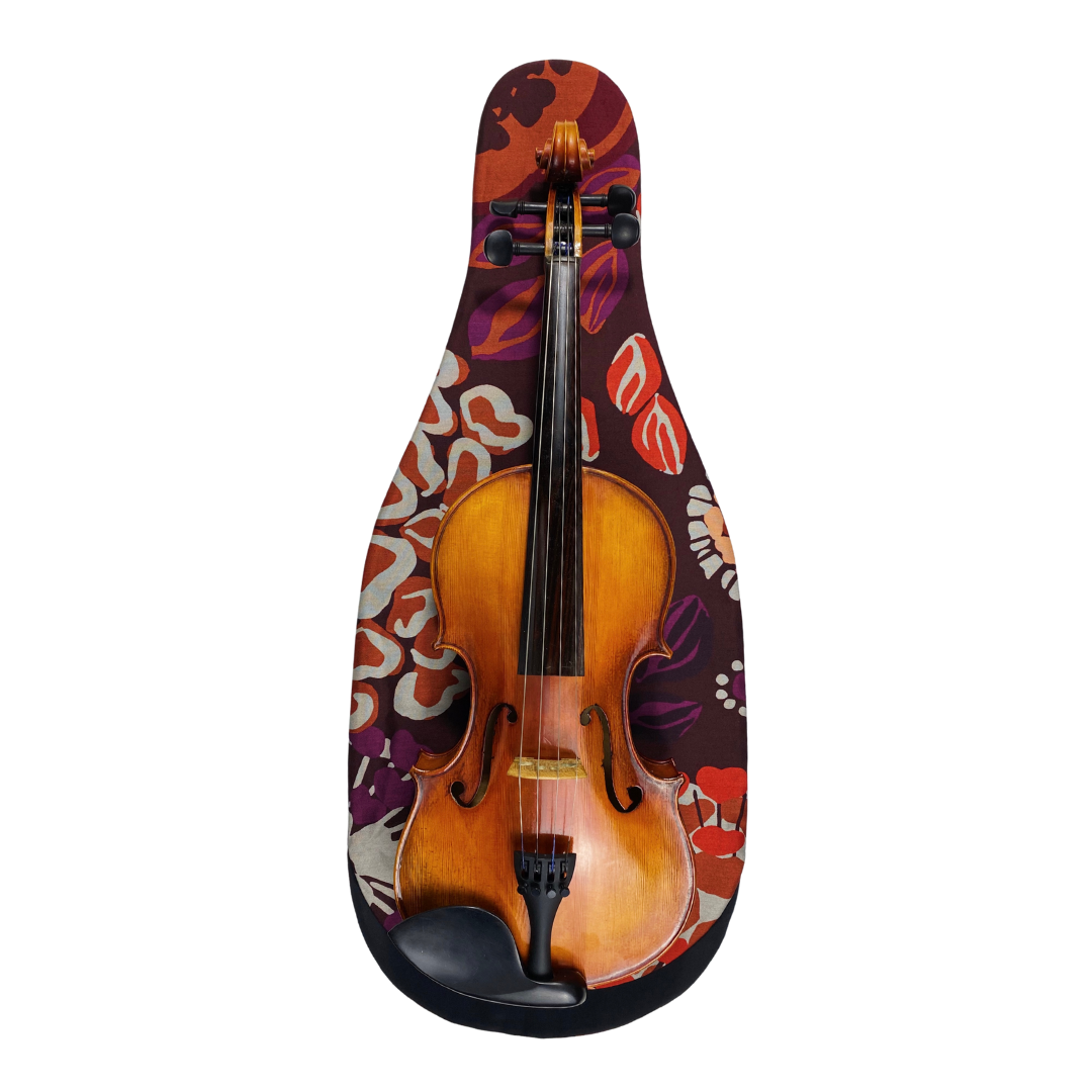 "Tsubomi" wool silk blend viola sleeve – Kokon violin sleeve