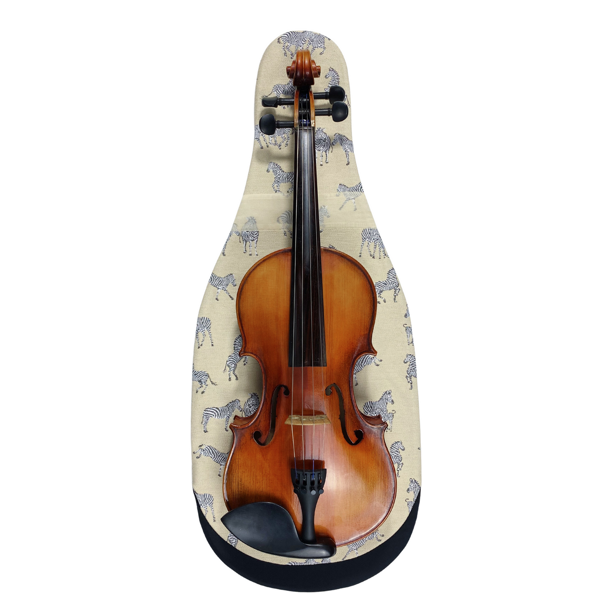 "Zebra" jacquard viola sleeve – Kokon violin sleeve